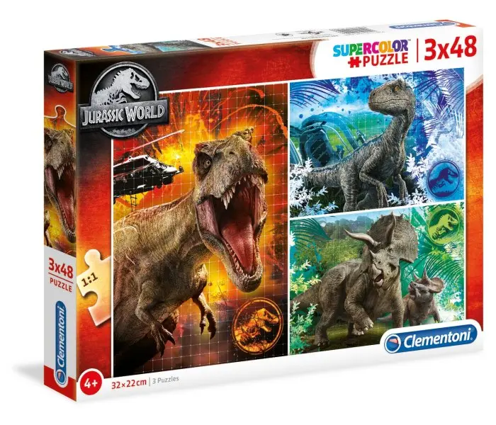 Clementoni Puzzle Jurassic World 3/1