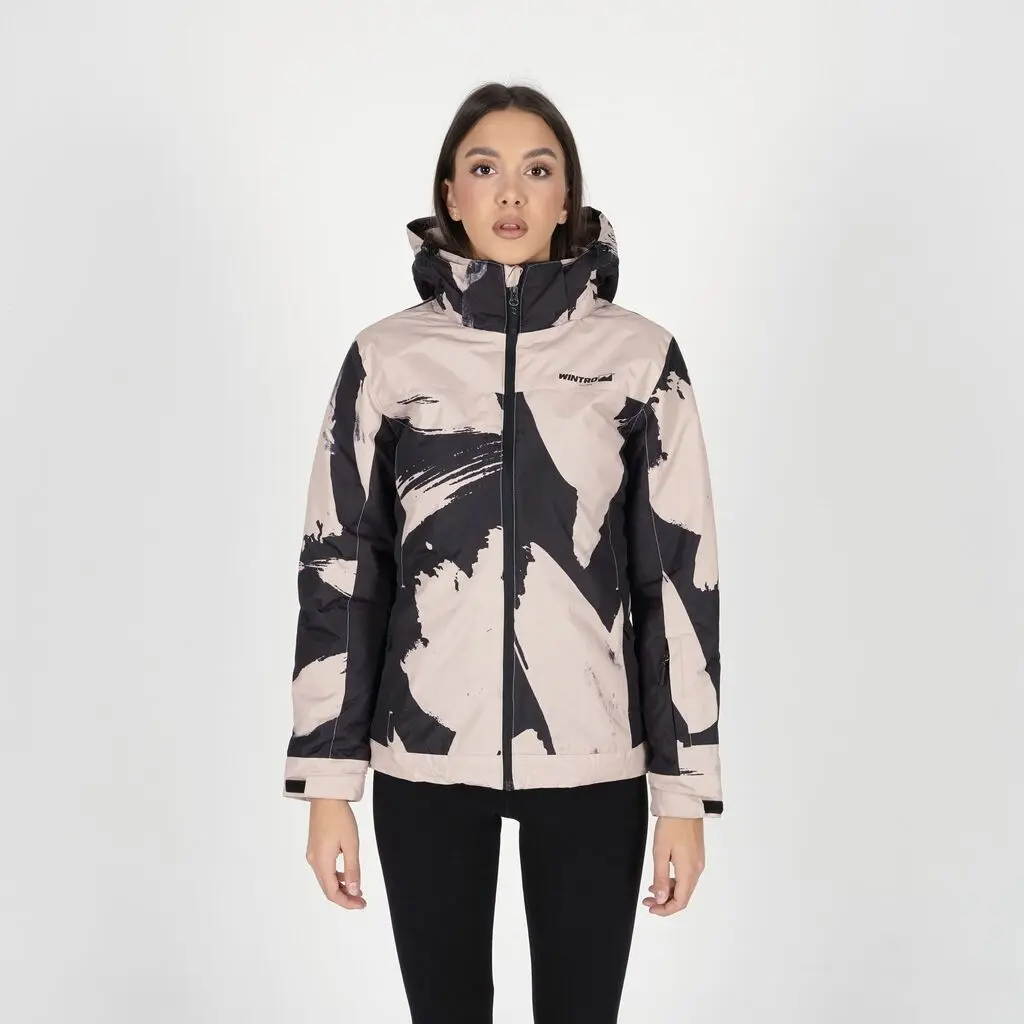 Wintro Ženska jakna Ines Jacket, Crno-bež