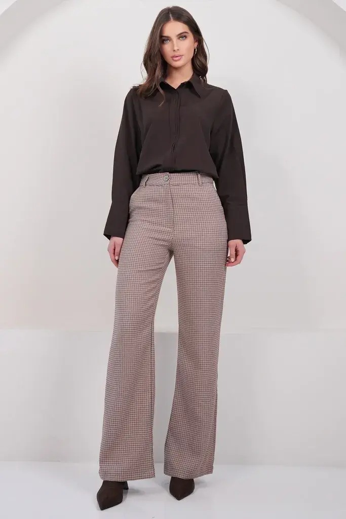 Trend Alacati Stili Ženske pantalone Alc-X14929, Bež