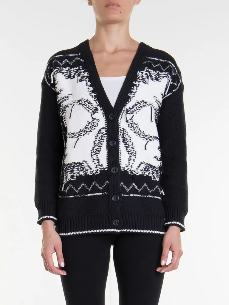 Red Valentino Ženski džemper VR0KA02H5UG-0NI, Crni