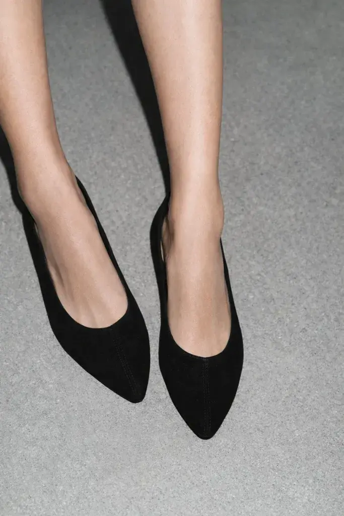 Trendyol Shoes Ženske baletanke Takss26Be00006, Crne