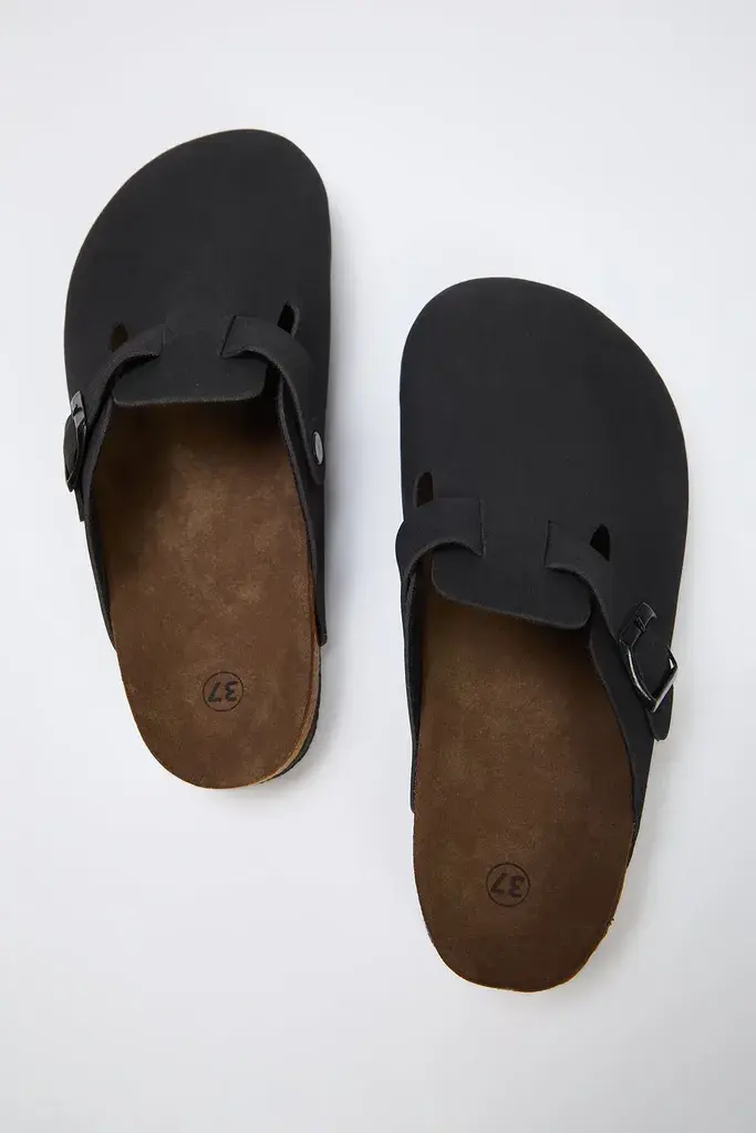 Trendyol Shoes Ženske papuče Takss25Te00001, Crne
