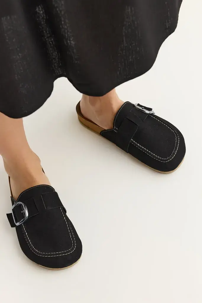 Trendyol Shoes Ženske papuče Takss25Te00000, Crne