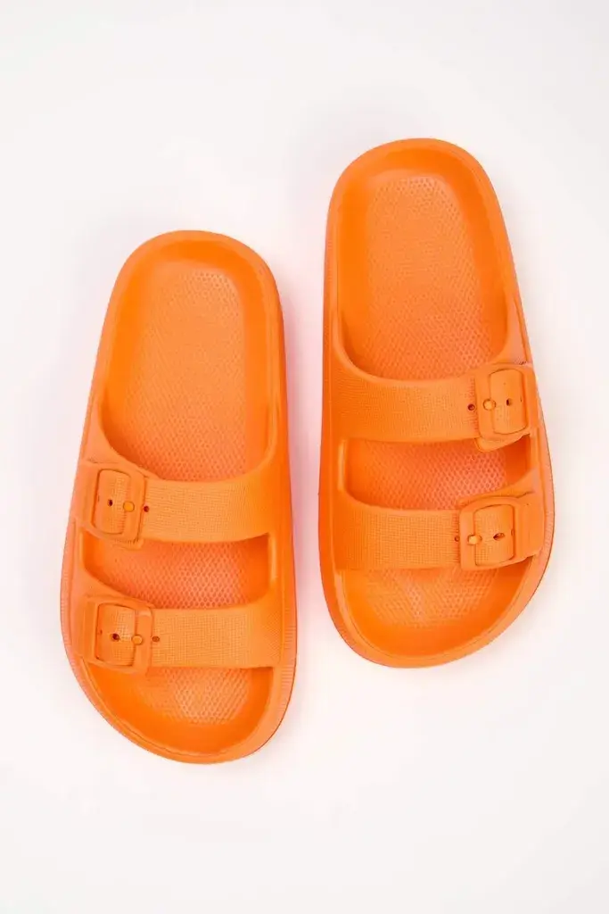 Trendyol Shoes Ženske papuče TAKSS25TE00019, Narandžaste