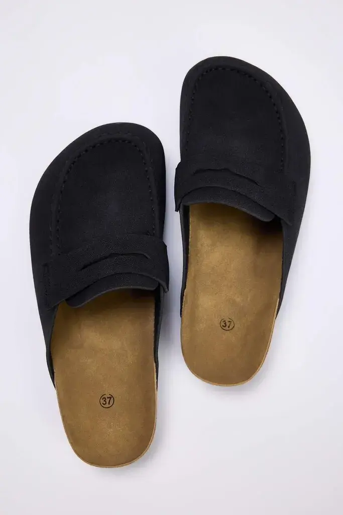 Trendyol Shoes Ženske papuče Takss26Te00006, Crne