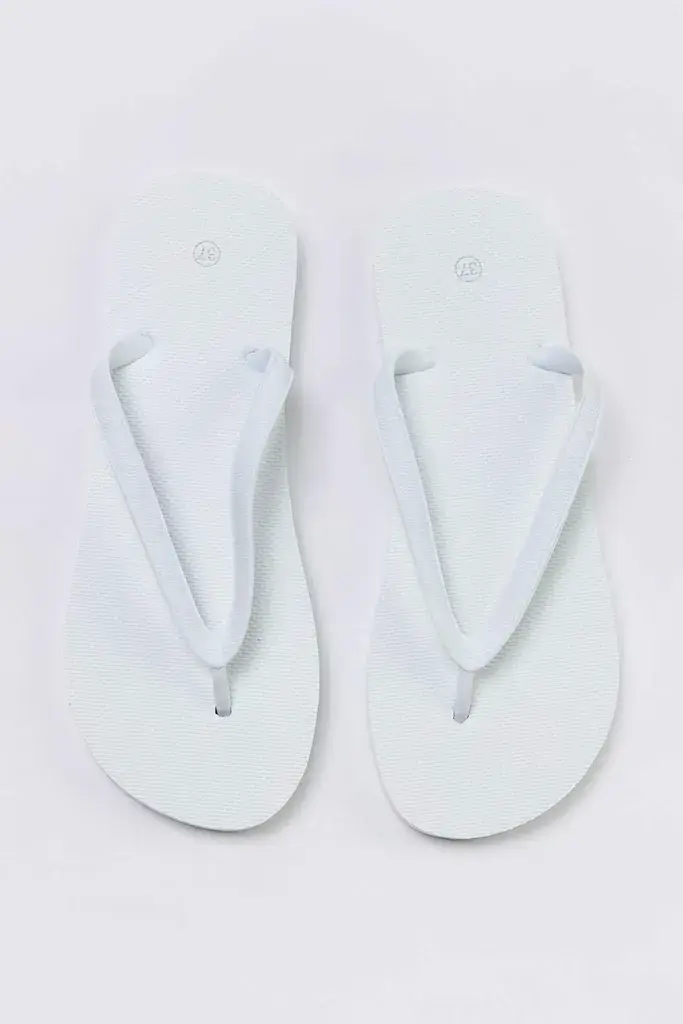 Trendyol Shoes Ženske papuče Takss26Te00017, Bele