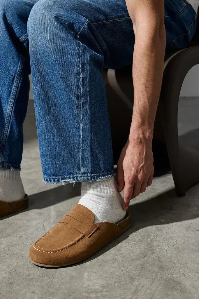 Trendyol Shoes Muške papuče Takss26Te00008, Smeđe