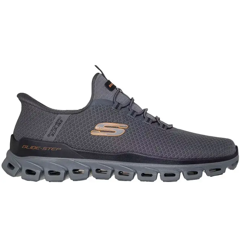 Skechers Muške patike Slip Ins Slip Ins Uno, Tamnosive
