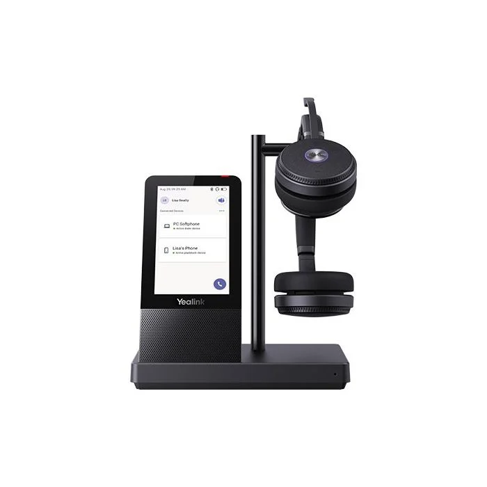 Yealink WH66 Mono Teams - DECT bežična slušalica sa UC Workstation bazom i touch ekranom