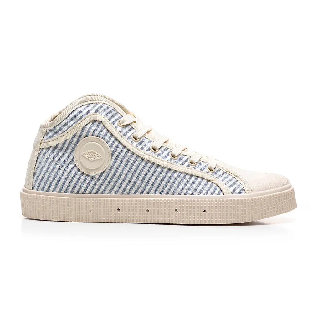 SANJO Muške patike K100 // Stripes plavo-bele