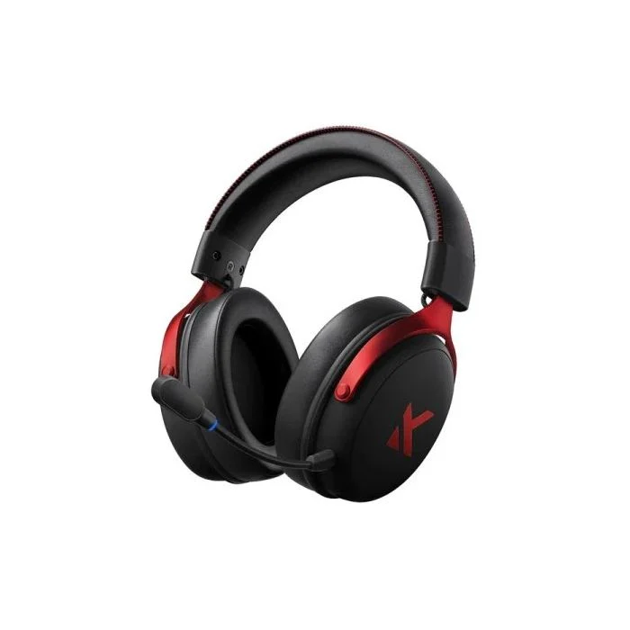 Mchose V9 Pro — bežične gaming slušalice 7.1 Surround, crno-crvene