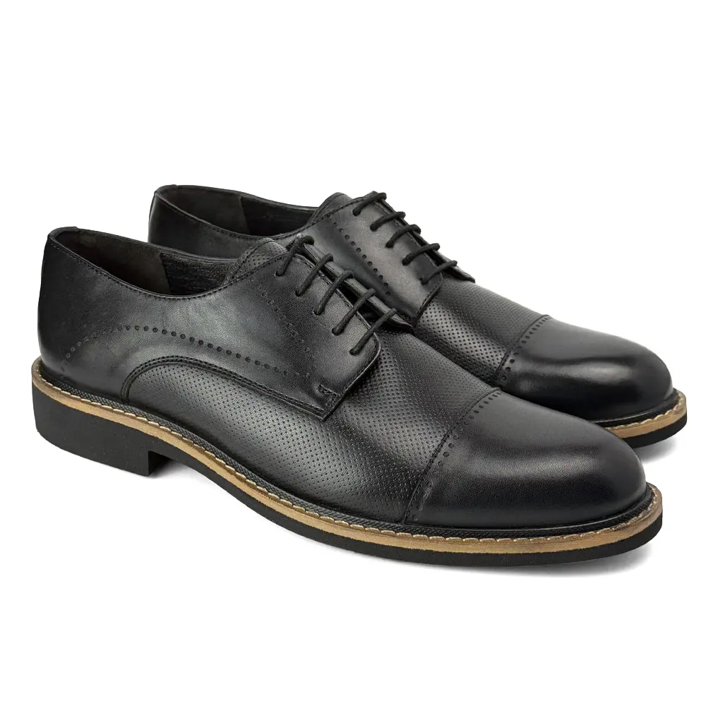 Mona Footwear Muške kožne cipele, Crne