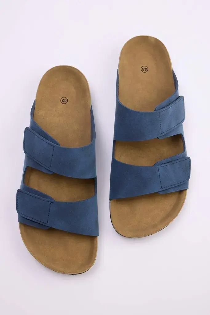 Trendyol Shoes Muške papuče Takss25Te00034, Tamnoplave