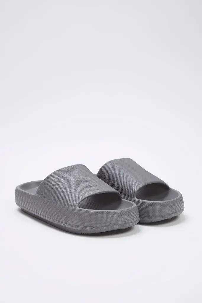 Trendyol Shoes Muške papuče Takss25Te00028, Sive