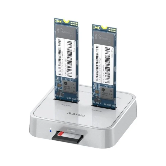 Maiwo K3016SD docking stanica USB-C 3.2 Gen2 za 2x M.2 (SATA i NVMe)