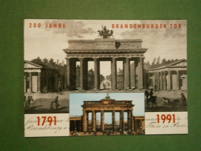 200 GODINA BRANDENBURŠKE KAPIJE 1791-1991.