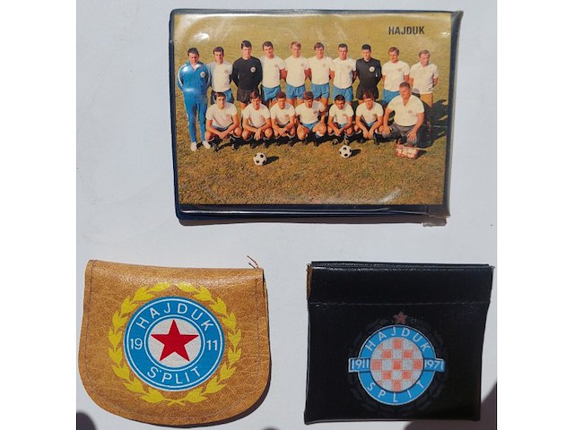 3 novčanika iz Yu Nk Hajduk SFRJ