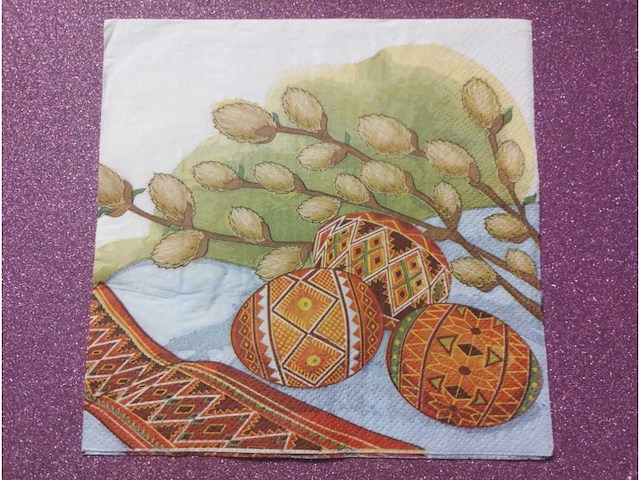 Salveta sa dve slike 33 x 33
