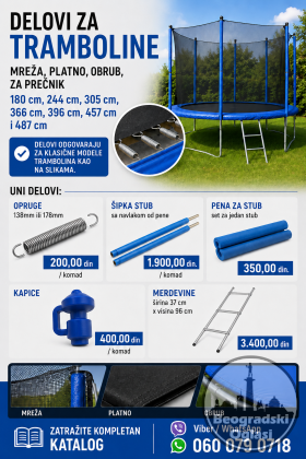 DELOVI ZA TRAMBOLINE