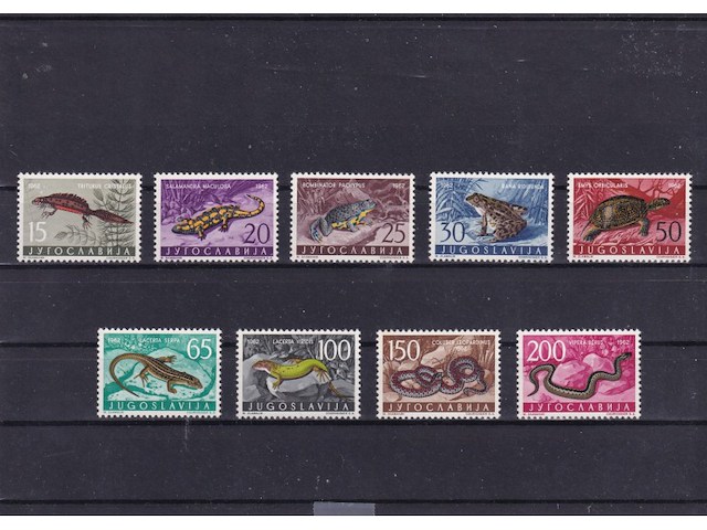 Jugoslavija 1962 Fauna