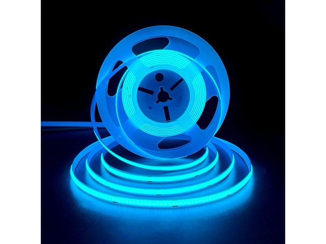 Profesionalna COB LED Traka 12V PLAVA – 5m Epistar cip