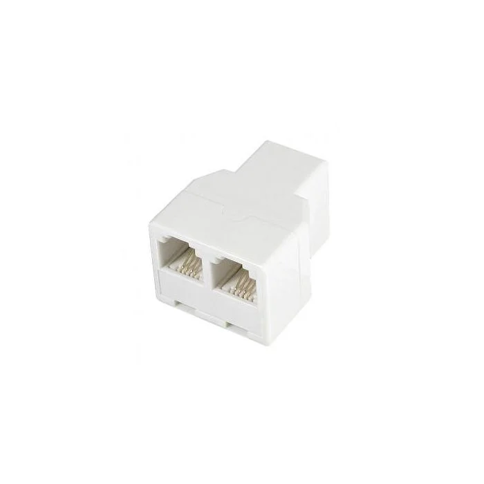 Telefonski razdelnik adapter 1x RJ11 f - 2x RJ11 f TS17-2