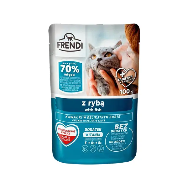 FRENDI Hrana za mačke, Riba, 100g