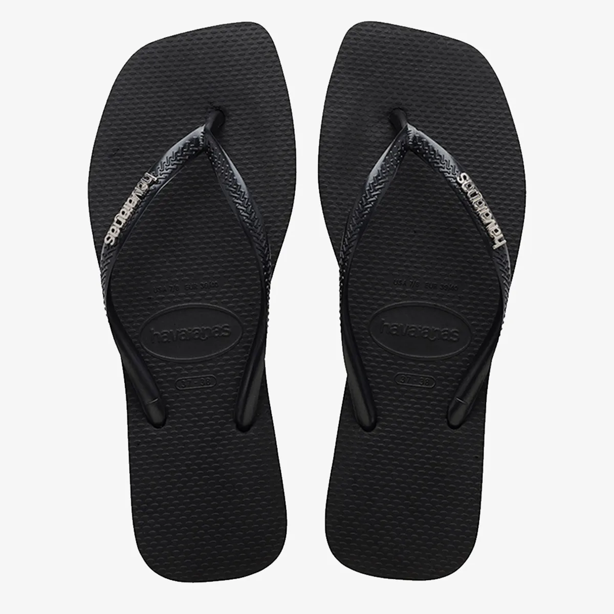 havaianas japanke slim square logo metallic