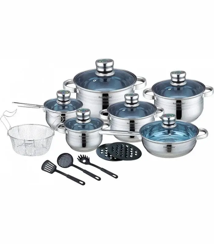 Avatar Set šerpi Royalty Line RL-1801B, 18 delova, Sivi