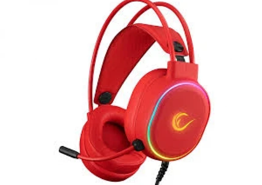 Slušalice žične gaming Rampage ROGUE RGB crvene 35132