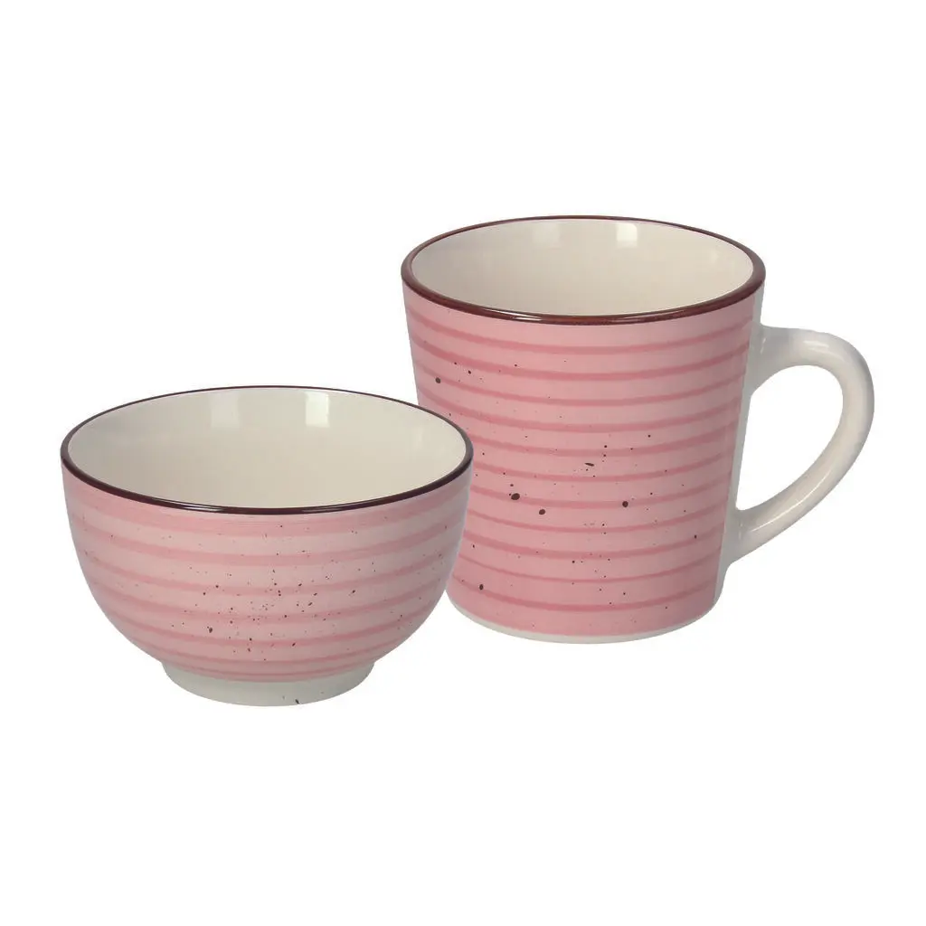 Tognana Set šolja i činija, Roze