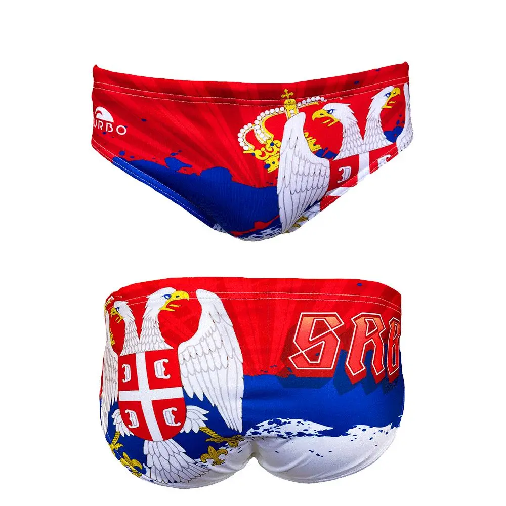 Turbo kupaće gaće za dečake – SERBIA Flag