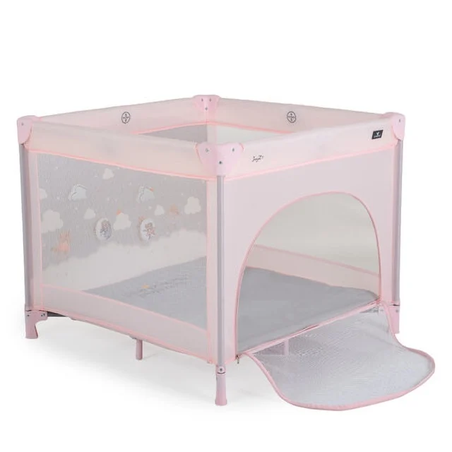 Cangaroo JOYZI Ogradica za igru i spavanje Pink
