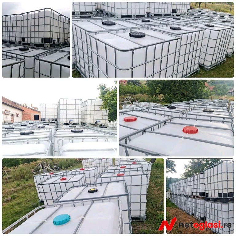 Plasticne IBC cisterne-kontejnerI od 1000 l