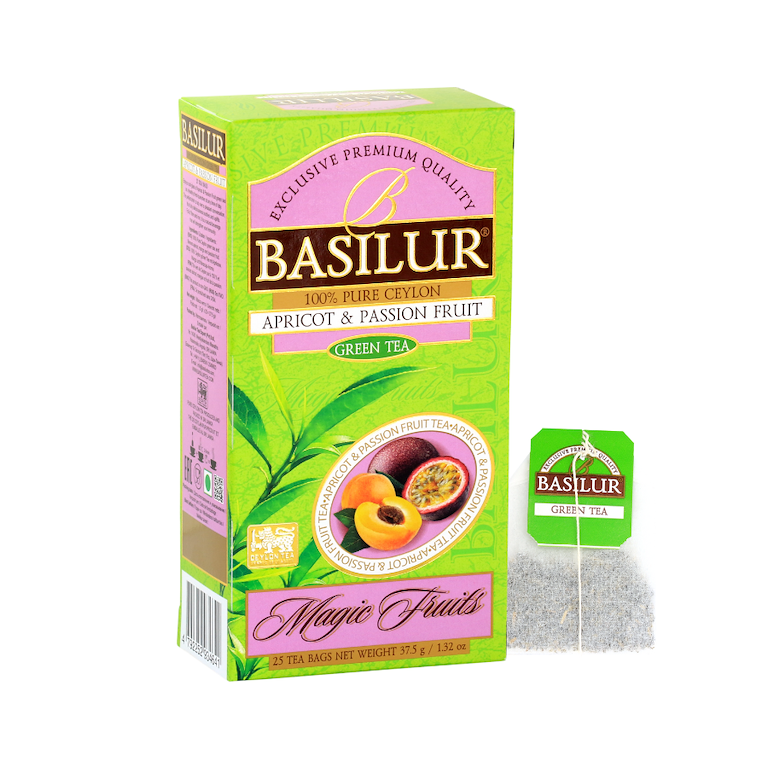 Basilur Apricot Passion Fruit- Kolekcija Magic Fruits 25×1.5g