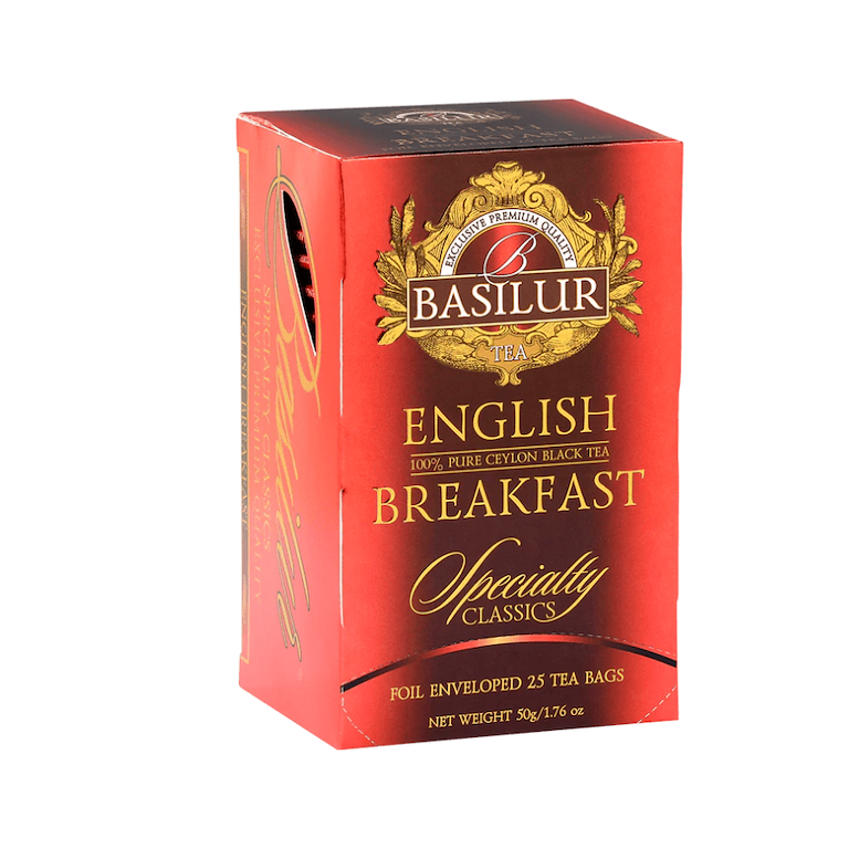 Basilur English Breakfast – kolekcija Specialty Classics 25x2g