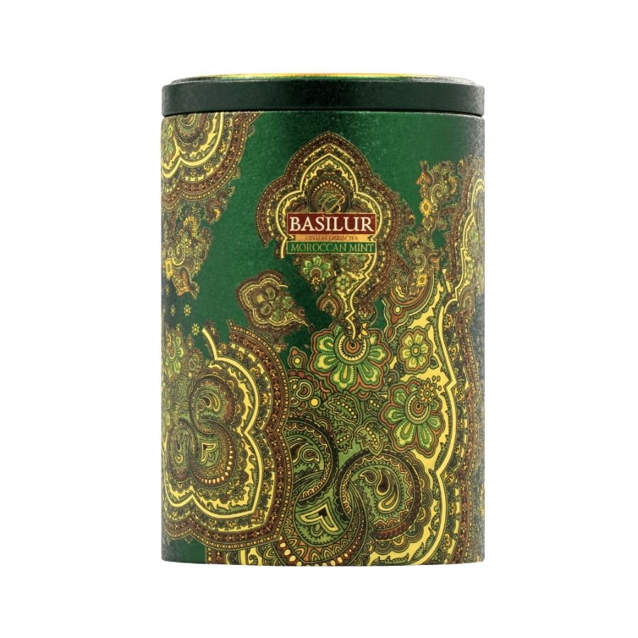 Basilur Moroccan Mint – zeleni čaj sa nanom u metalnoj kutiji 100g
