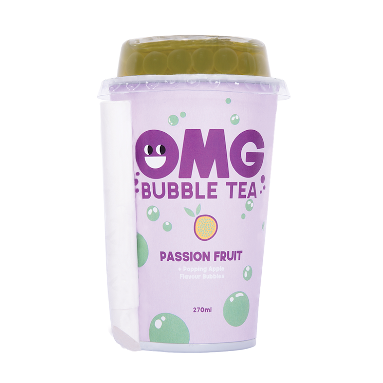 OMG Bubble Tea Tropsko Voce sa zelena jabuka bobicama 270ml