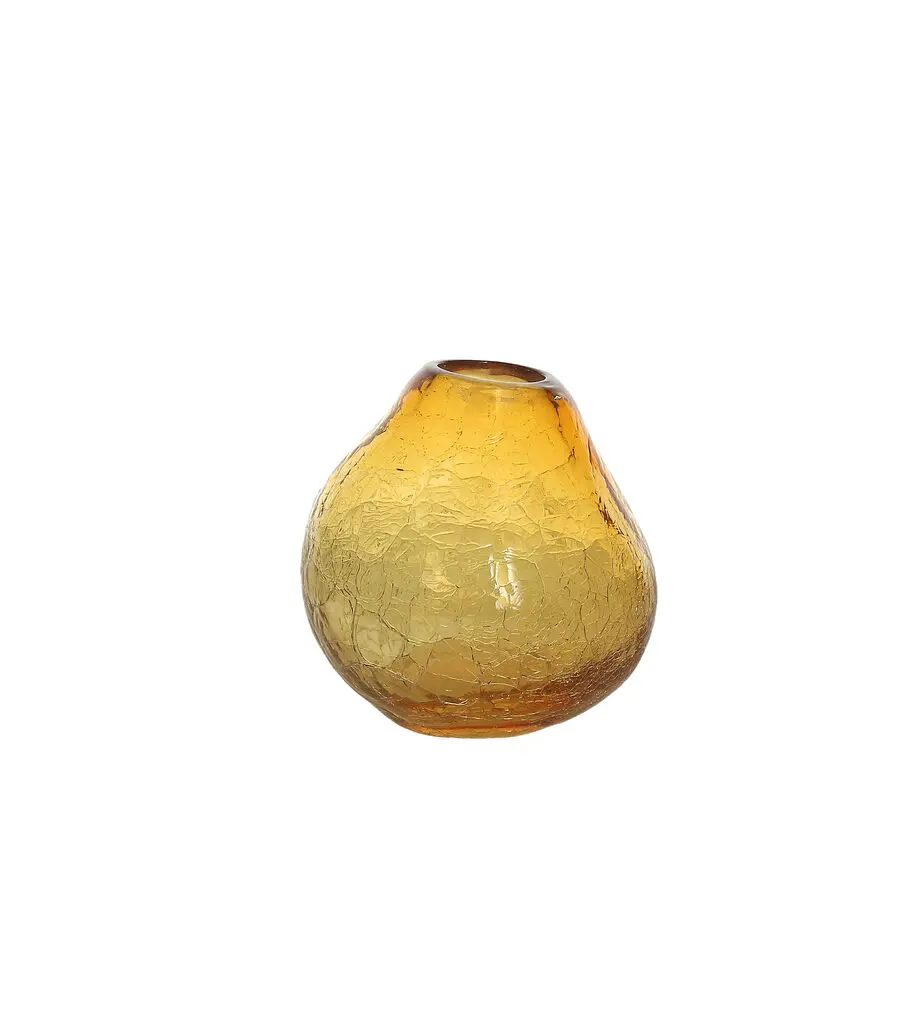 Tognana Vaza Crackle, 12 cm, Žuta
