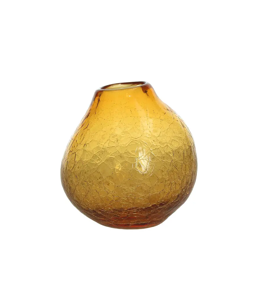 Tognana Vaza Crackle, 15 cm, Žuta