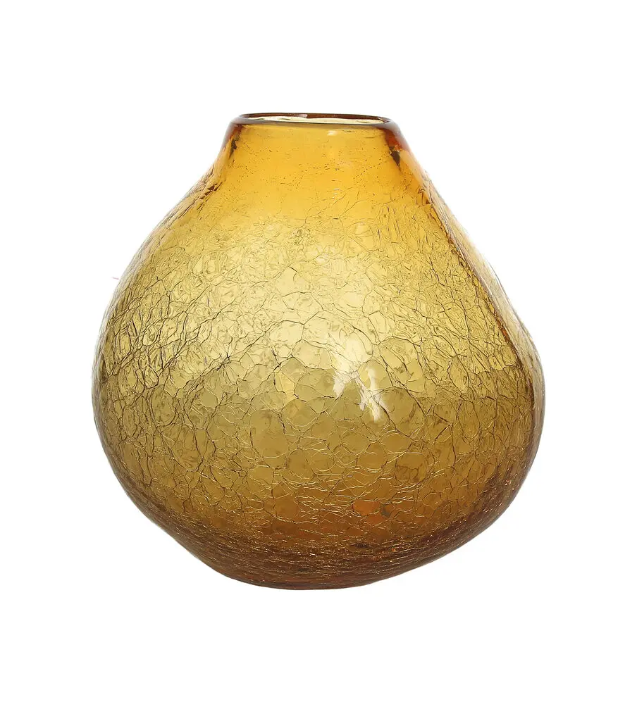 Tognana Vaza Crackle, 21 cm, Žuta