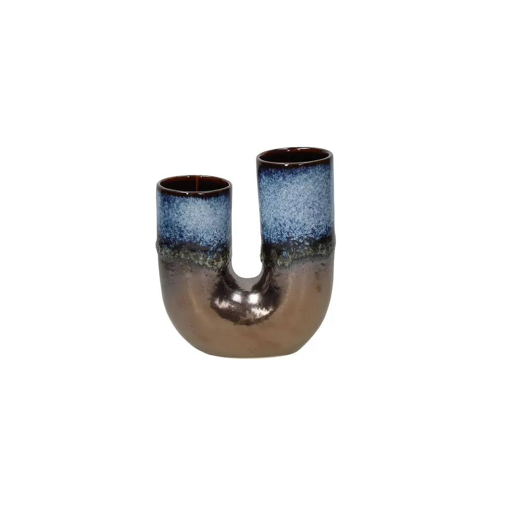 Tognana Vaza za cveće 18 cm x 20 cm, Braon-plava