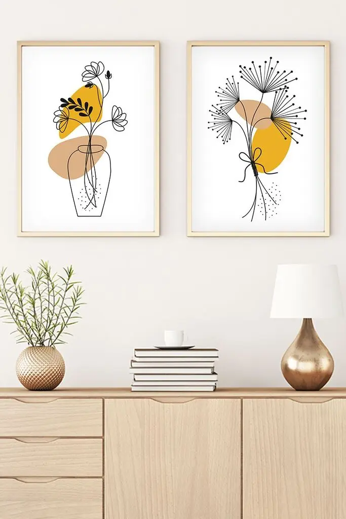 Wallity Uramljena slika Huhu182, 35x50 cm , 2 dela