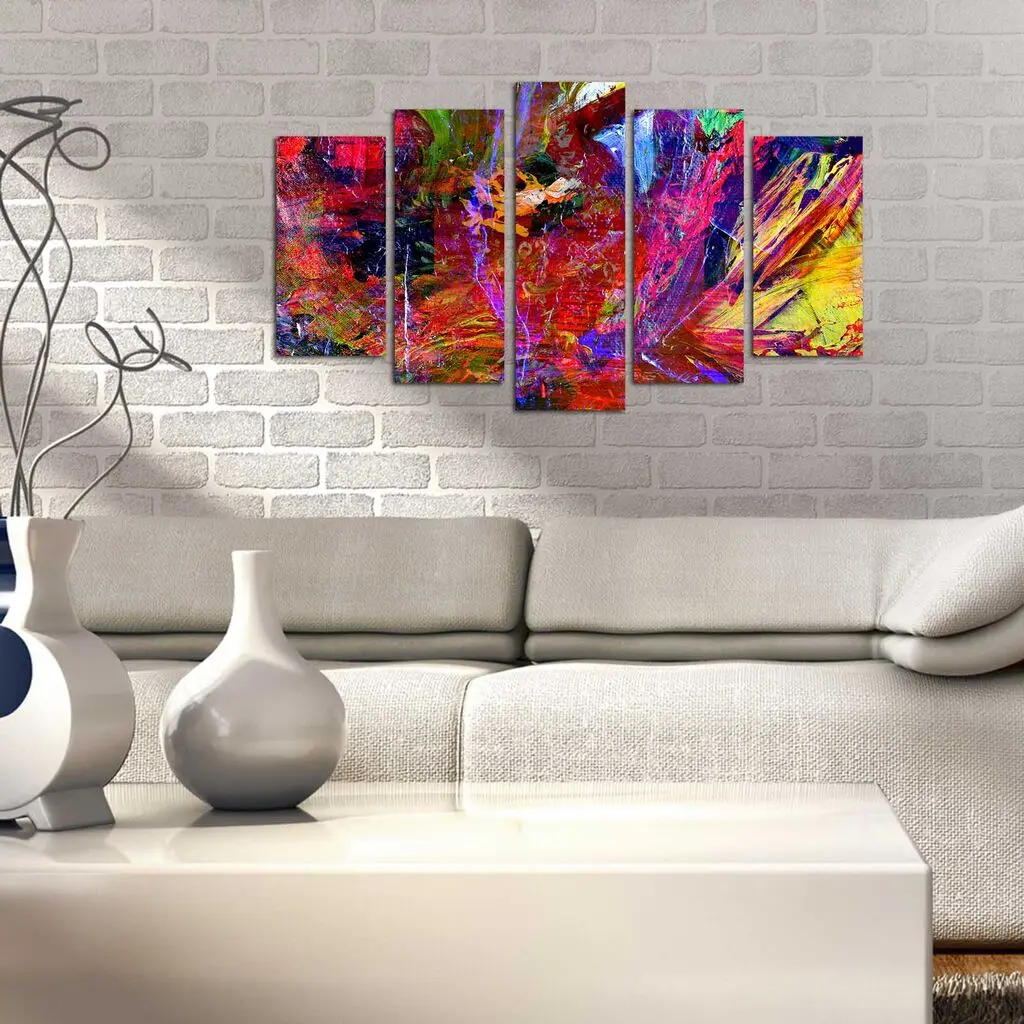 Wallity Set Slika 5ABSMDF-65, 5 Delova
