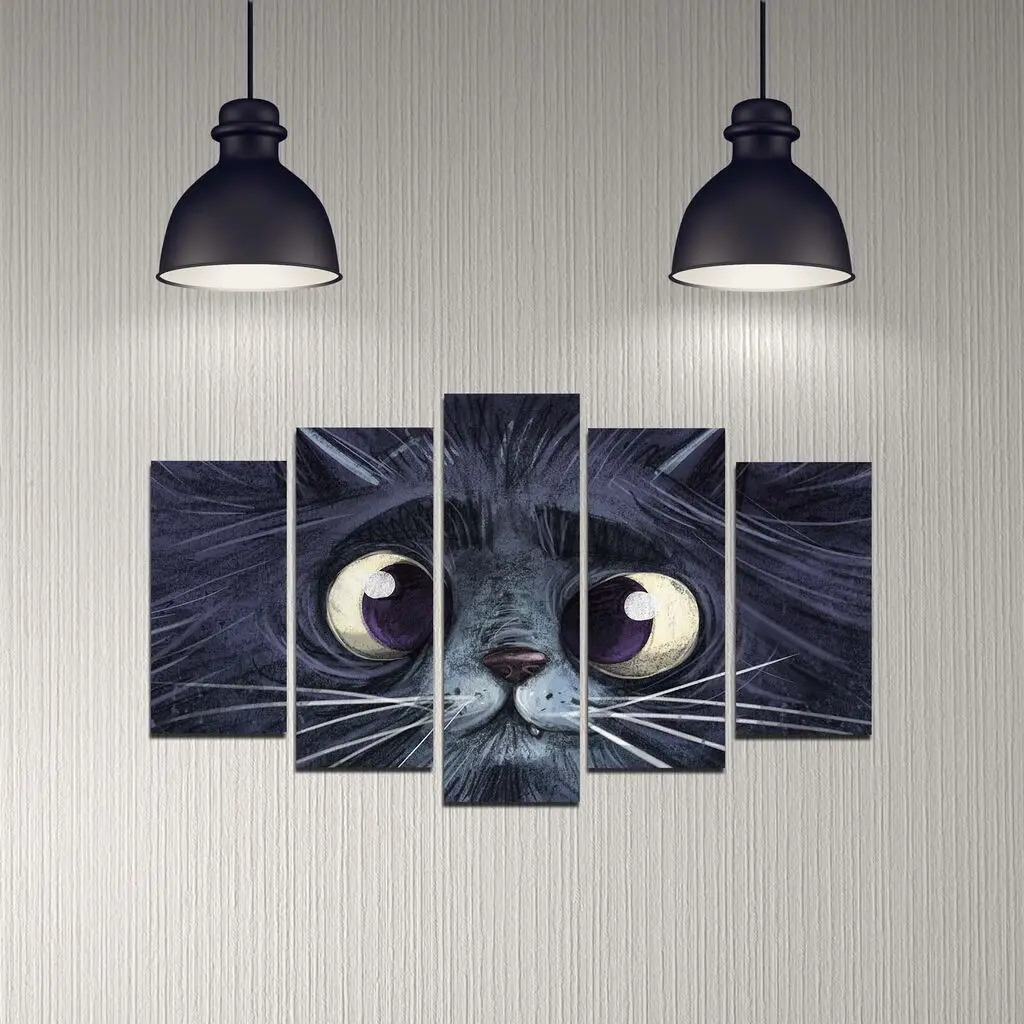 Wallity Set Slika 5DMDF-56, 5 Delova