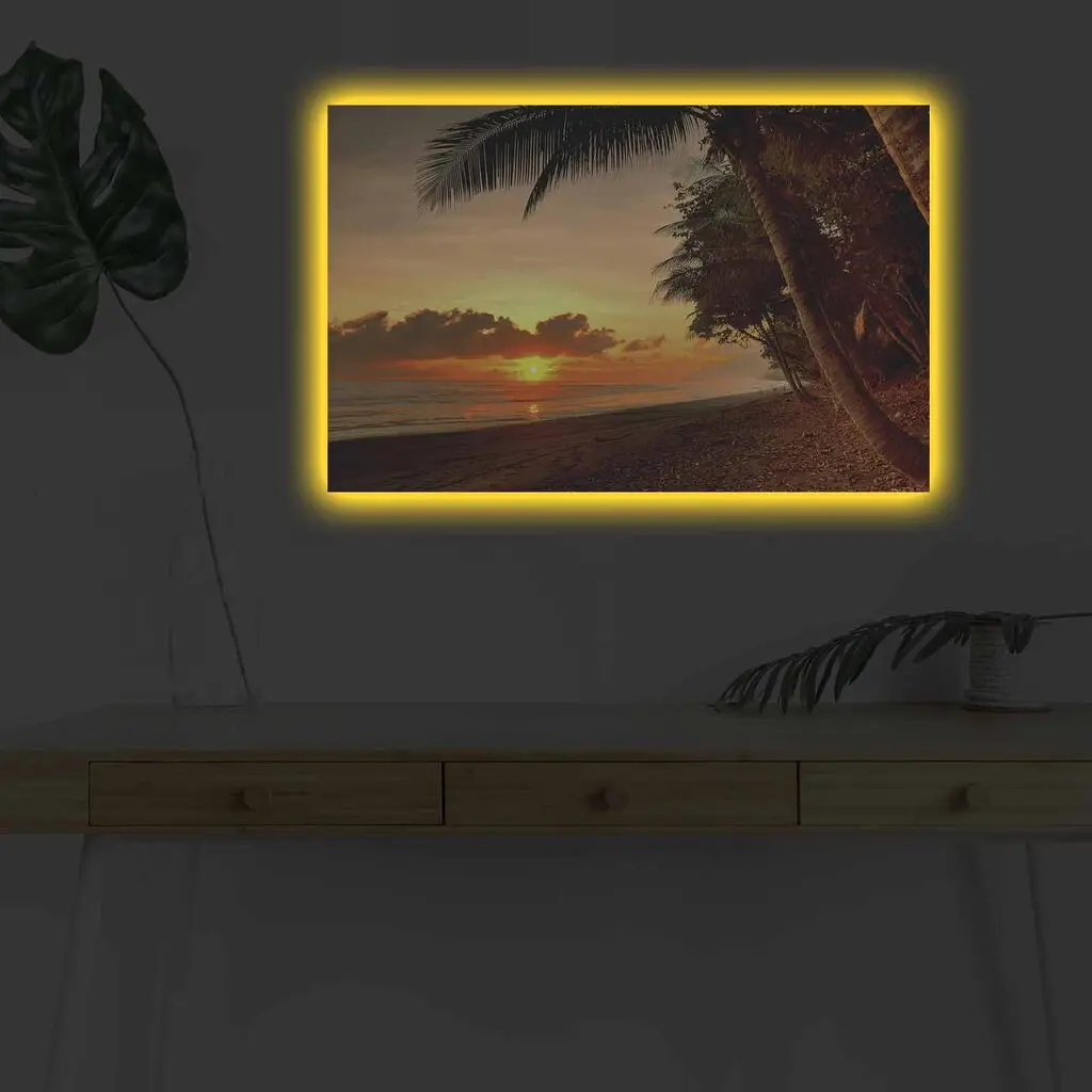 Wallity Slika sa LED osvetljenjem 4570DHDACT-086, 45x70 cm