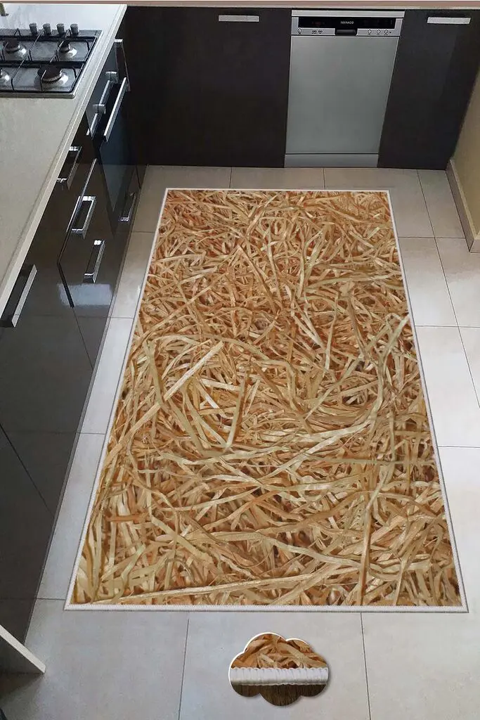 Conceptum Hypnose Tepih Hmnt561, Pravougaoni, 80 x 120 cm, Žuti
