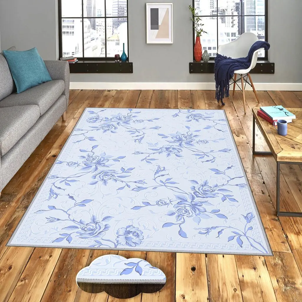 Conceptum Hypnose Tepih Eexfab907-1, Pravougaoni, 160 x 230 cm, Svetloplavi