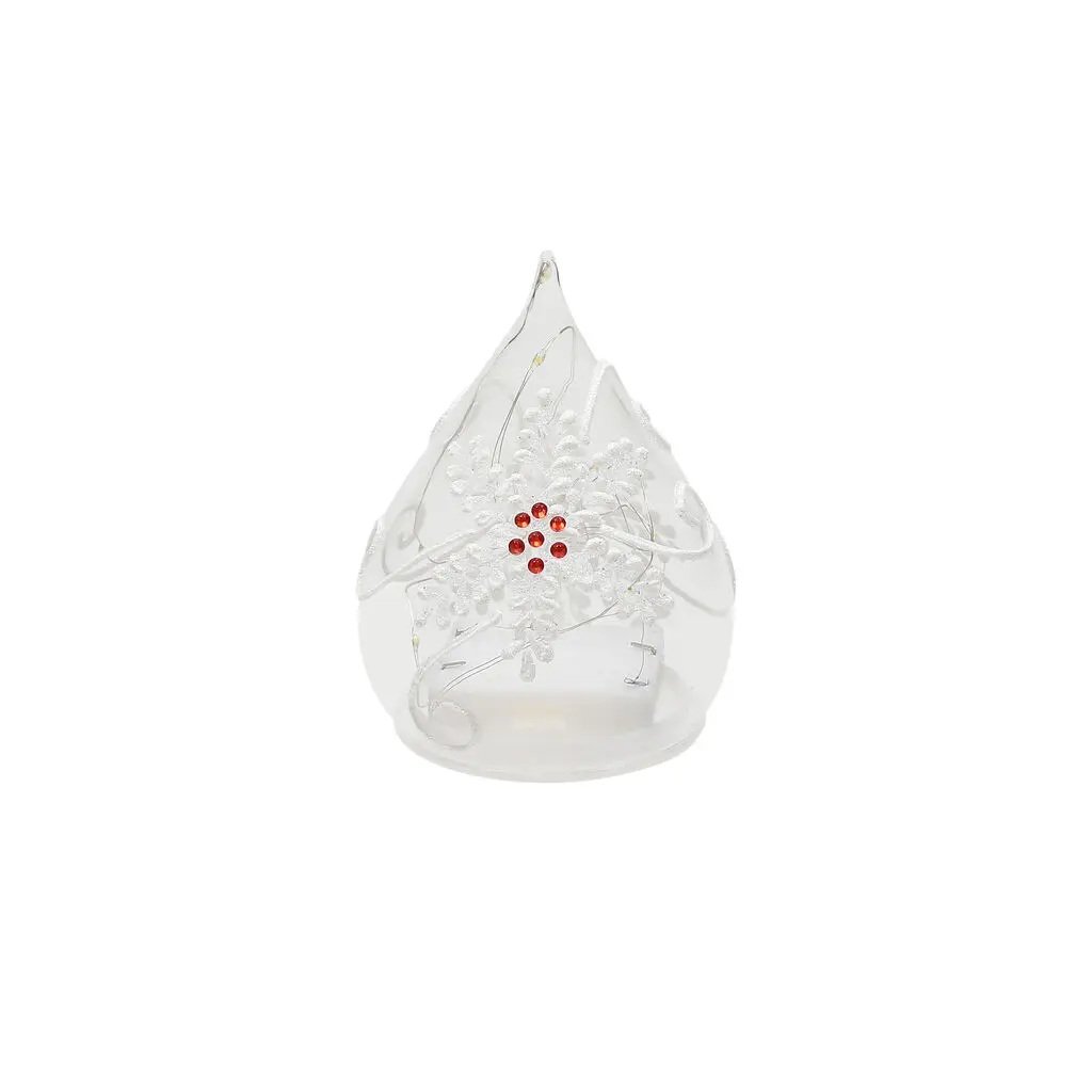 Tognana Dekorativna figura Kap sa kristalom, 14 cm, Bela