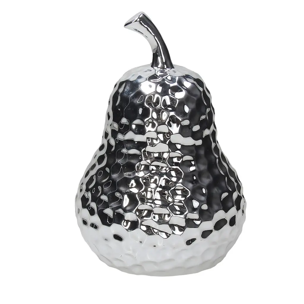 Tognana Dekorativna figura Kruška 13x13cm, Srebrne boje